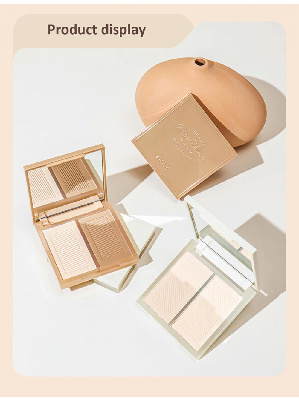 Two-color Contouring Palette Highlighter all-in-one tray Naturally ...