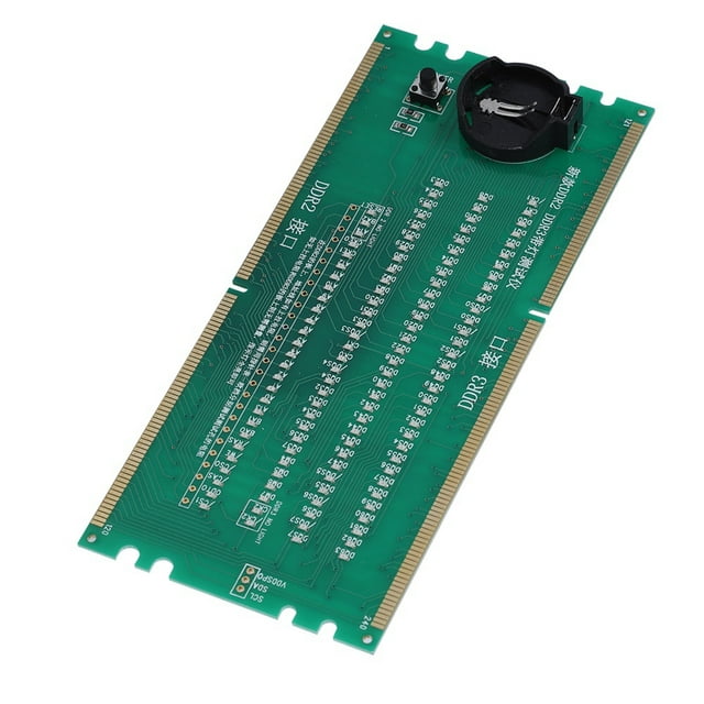 Two In One Desktop Motherboard Test Card Ddr2 Ddr3 With Light Tester
