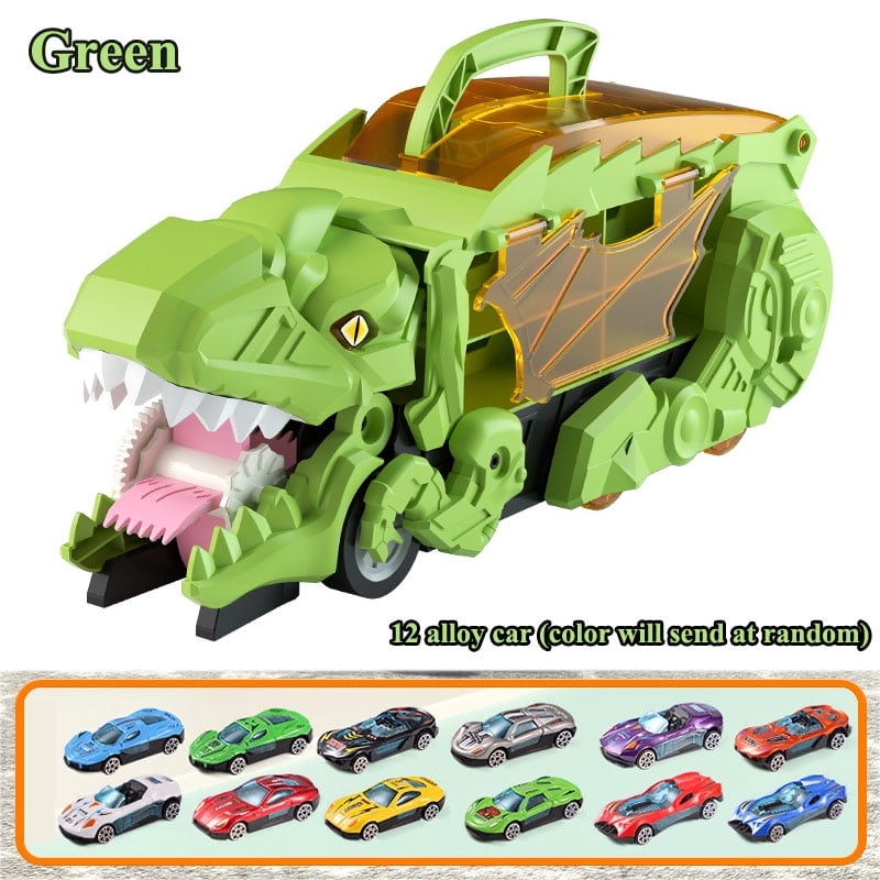 Two-in-one Dinosaur Truck Toy for Kids Tyrannosaurus Rex Devouring ...