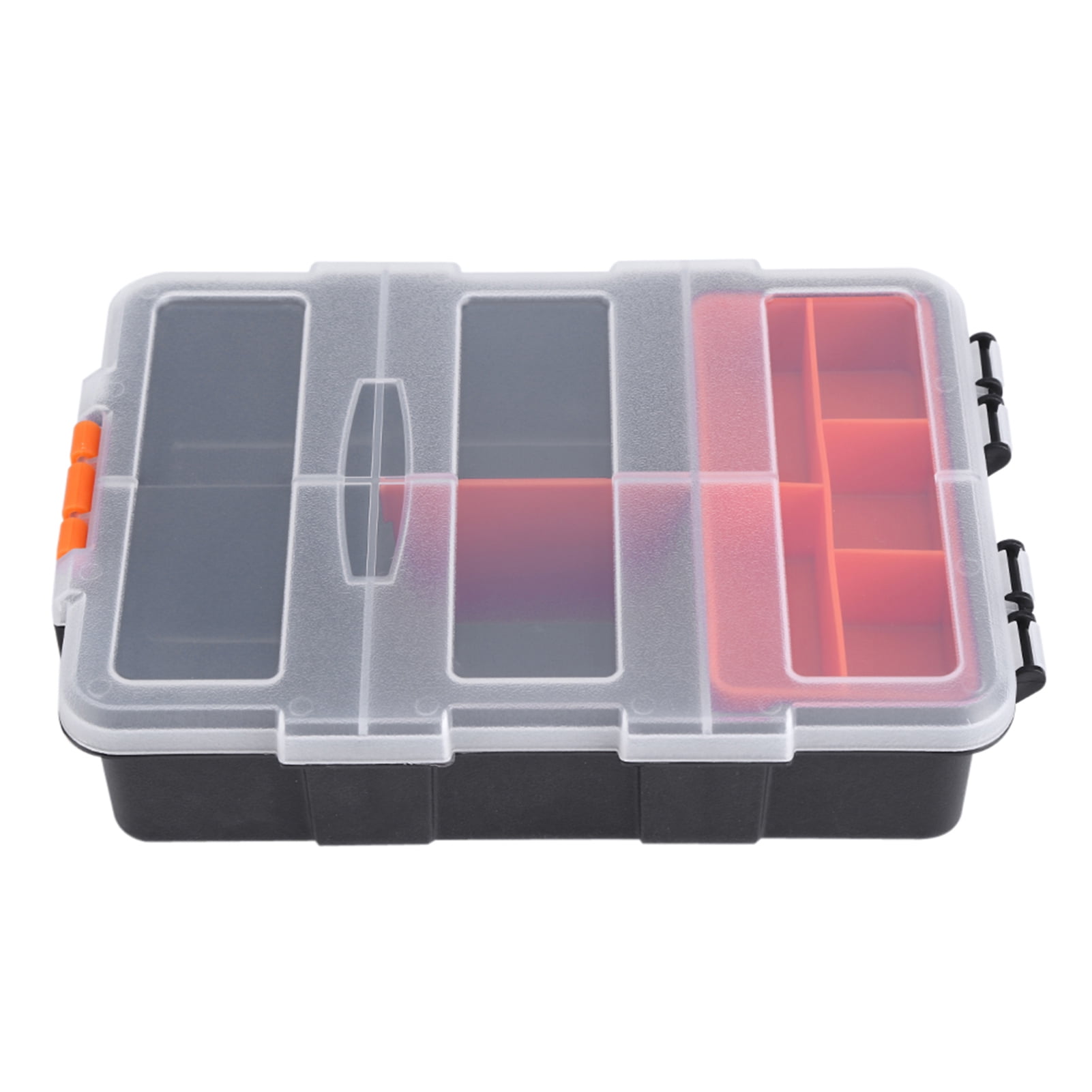 Two layer Plastic Heavy duty Components Storage Box Case Organizer ...