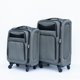 Two-piece suitcase suitcase set Oxford trolley case without password ...