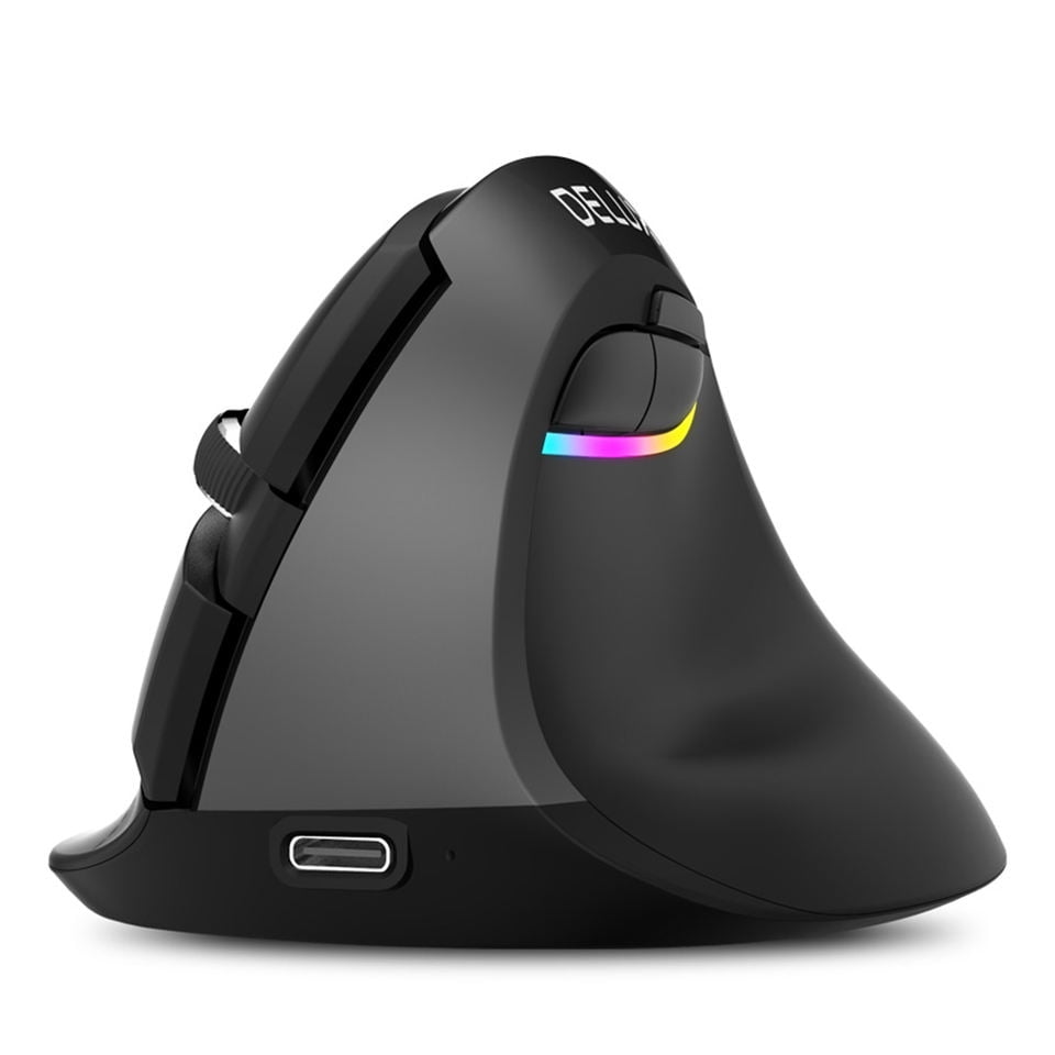 Two pieces Wireless Vertical Mouse, Silent Small Ergonomic Mouse with ...