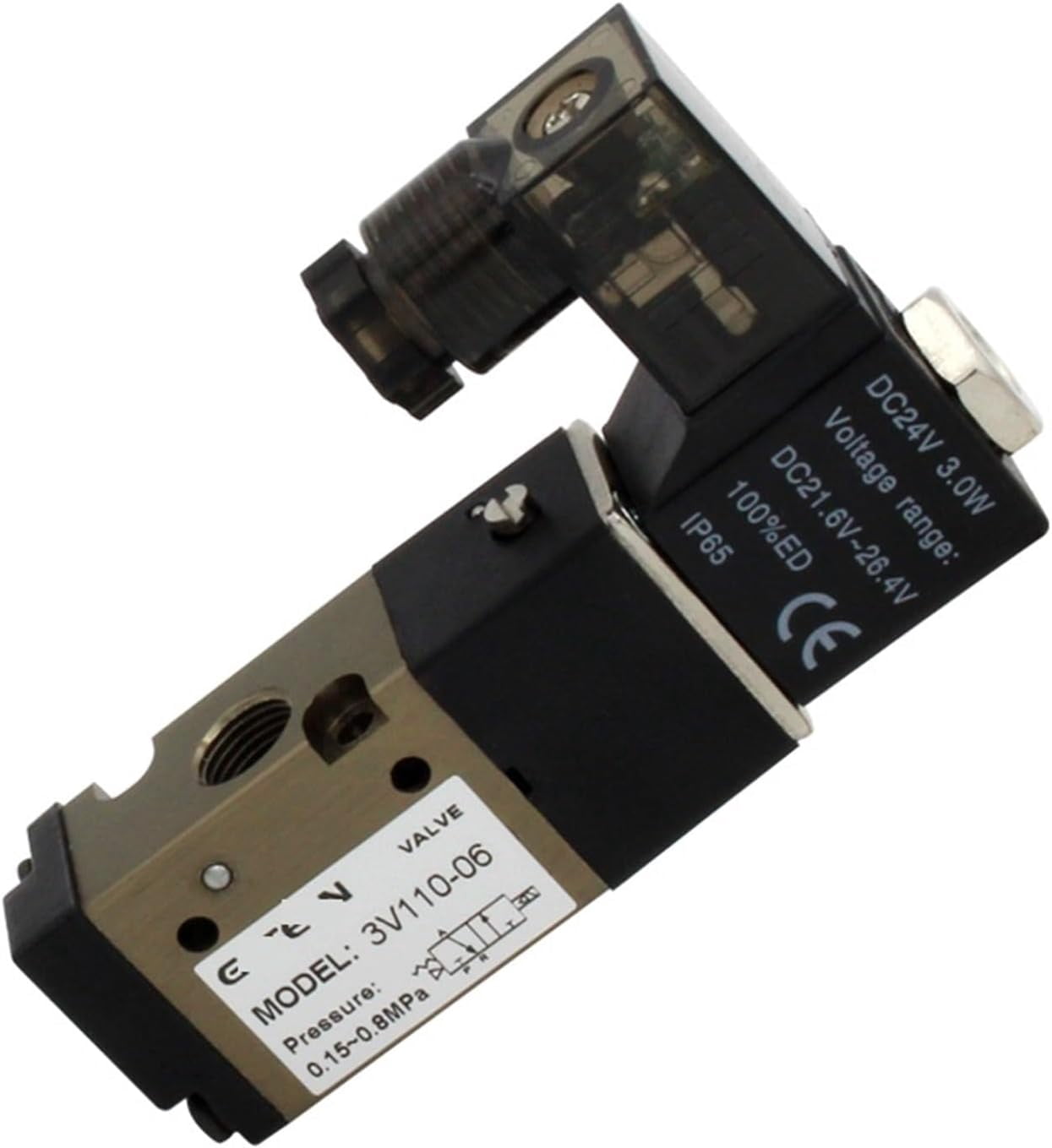 Two-position Three-way Electromagnetic Reversing Valve 3v110-06 -NC/NO ...