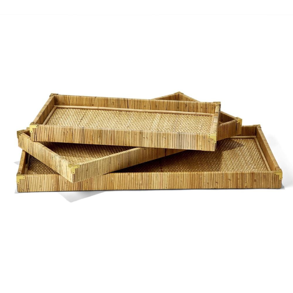 Two's Company Set of 3 Oversized Trays - Walmart.com