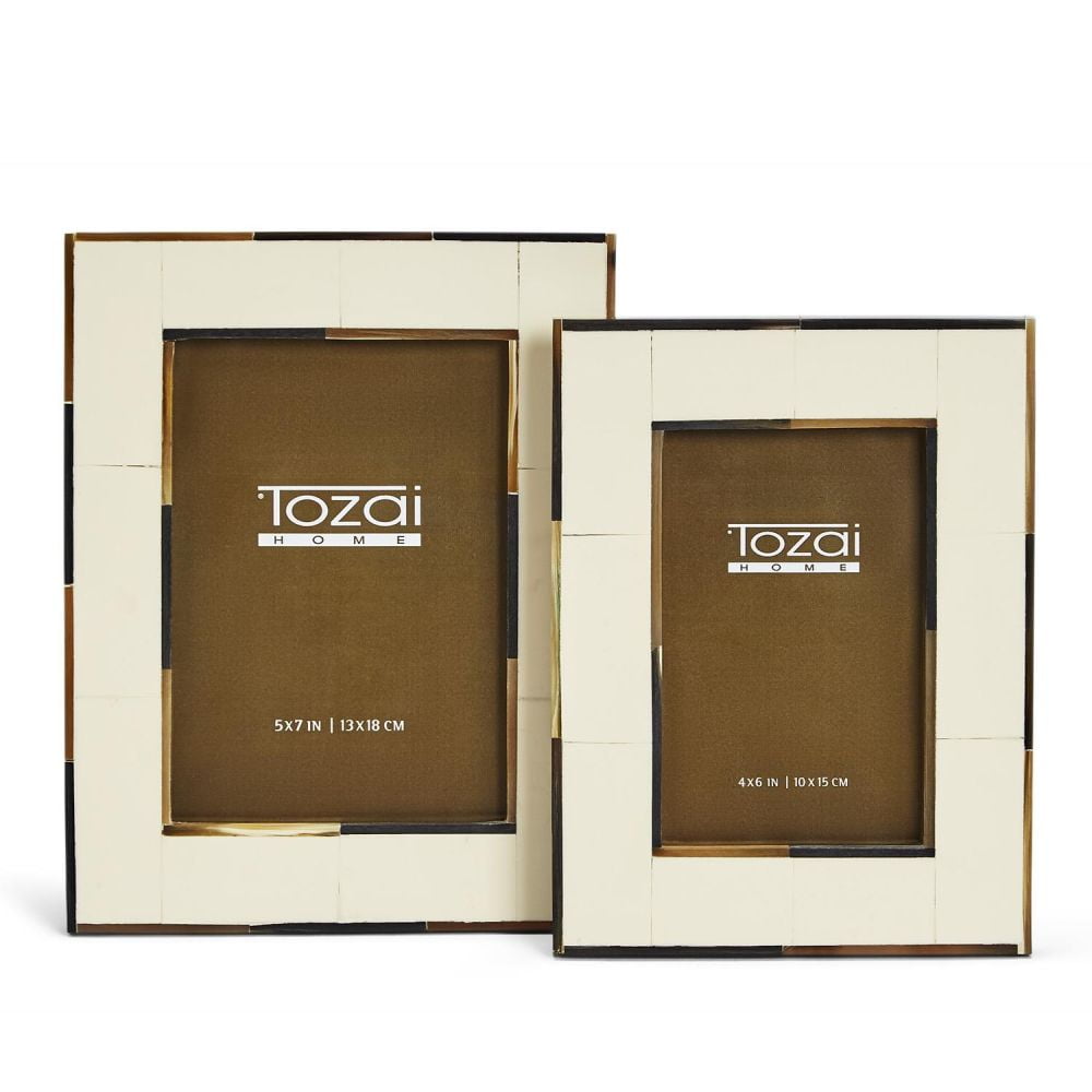 Two's Company Tozai Milano Set of 2 Photo Frames with Horn - Walmart.com