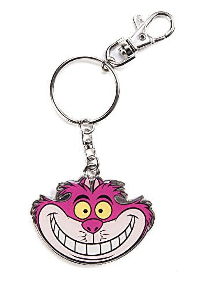 Cheshire Cat Colored Pewter Keychain - Walmart.com