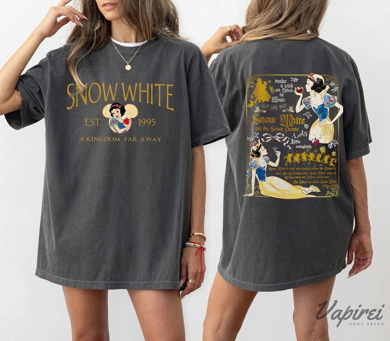 Two sided Vintage Snow White Shirt, Fairest Of Them All Shirt, Snow ...