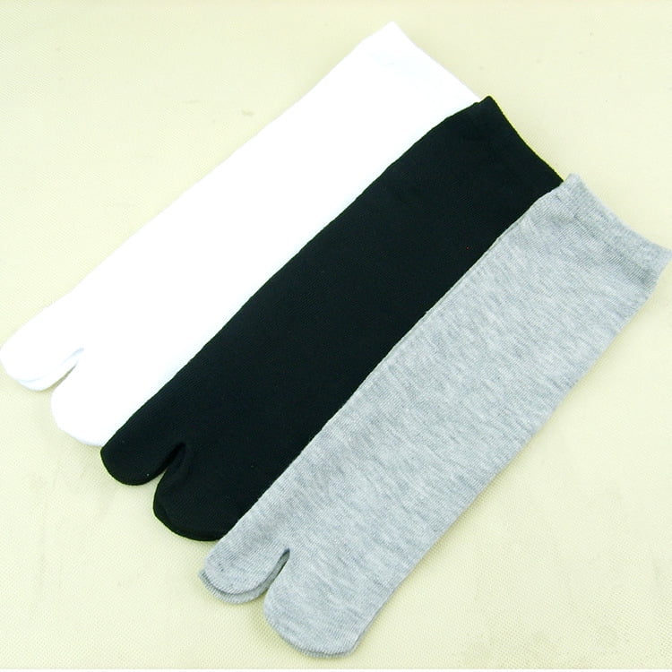 Two toe socks tube Japanese clogs props hotel bath socks toe socks ...