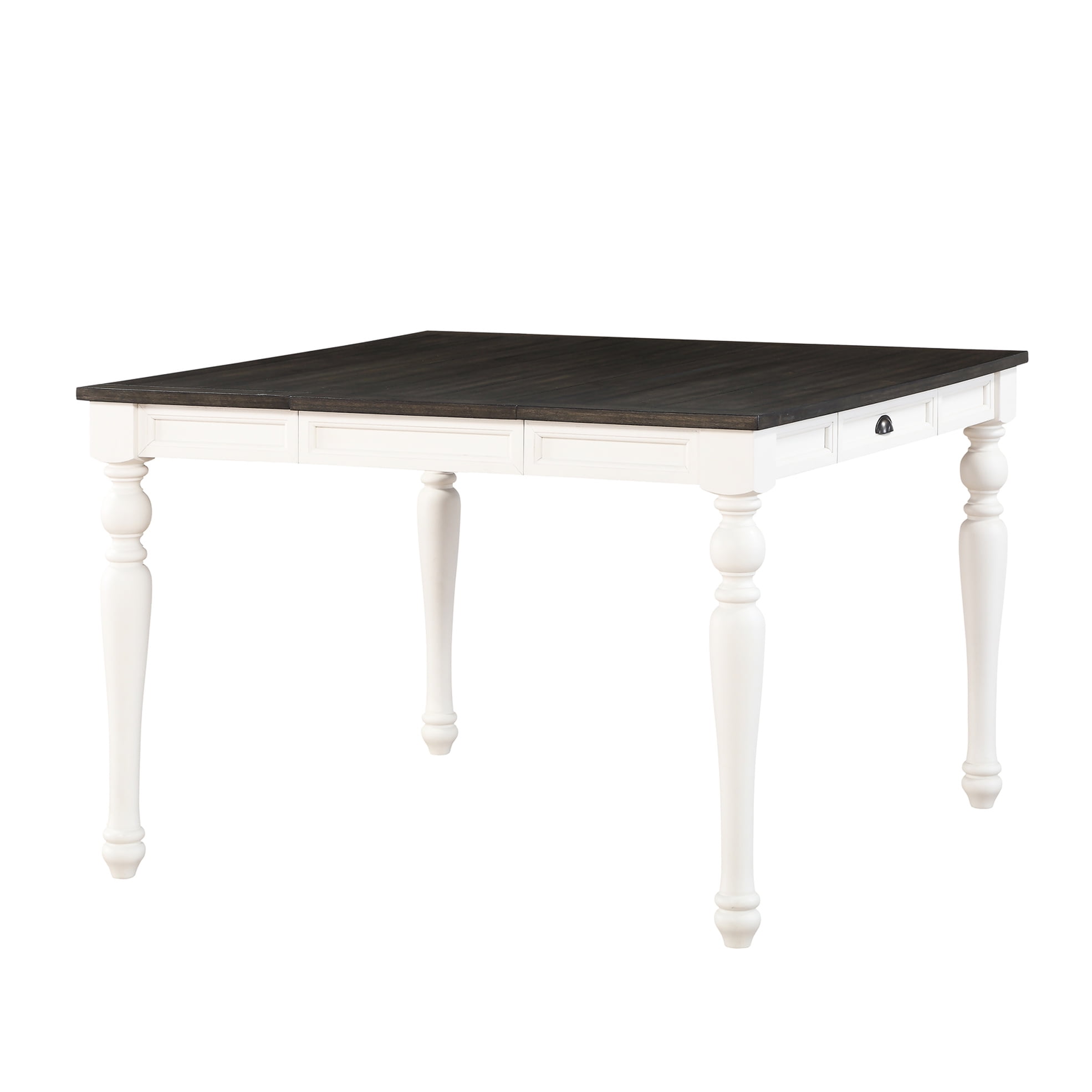 Two-tone Counter Table - , Plank Top, Style, Veneers Hardwood Solids ...