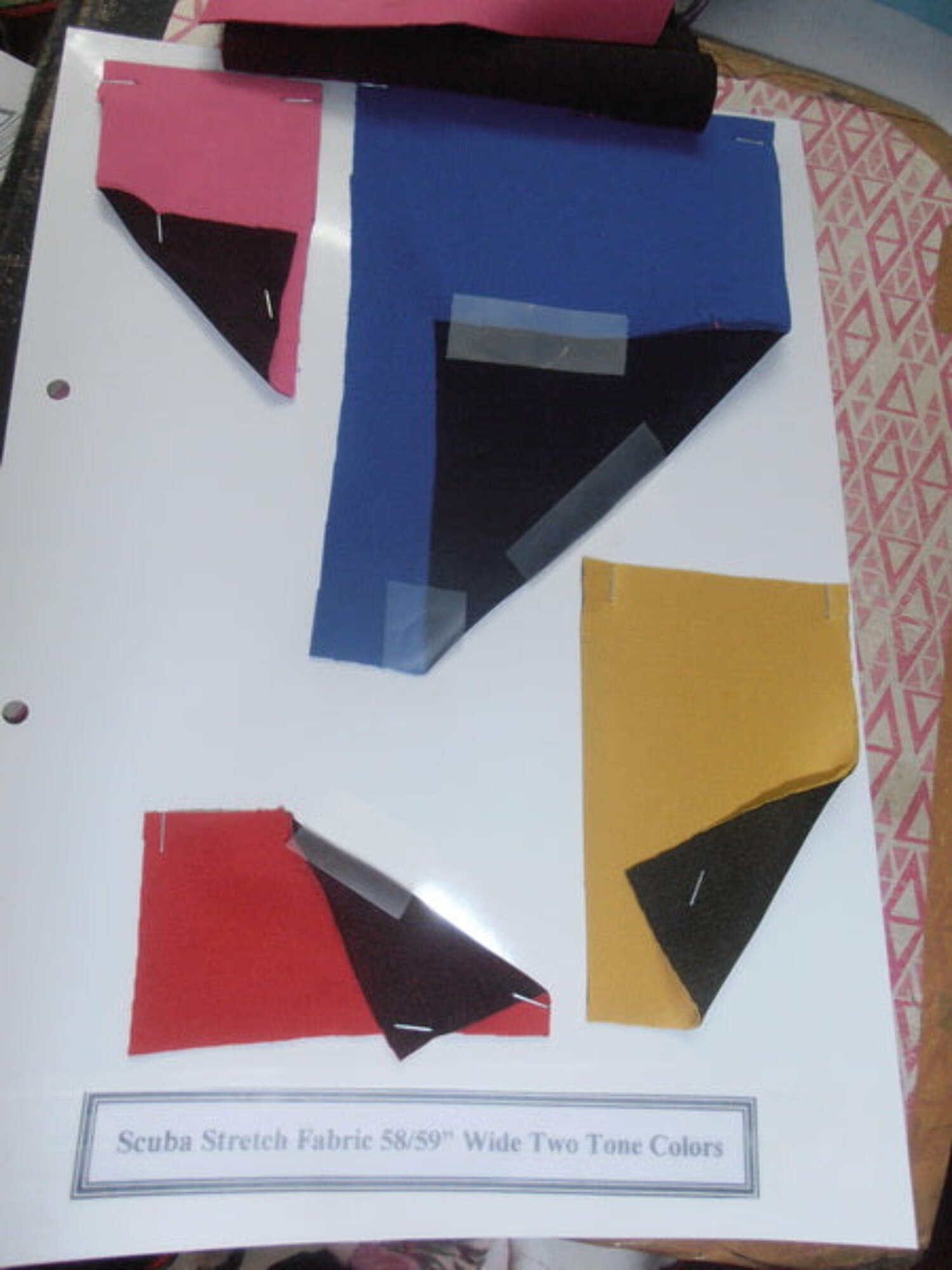 Two-tone scuba fabric, air layer sandwich fabric for clothing 58quot ...