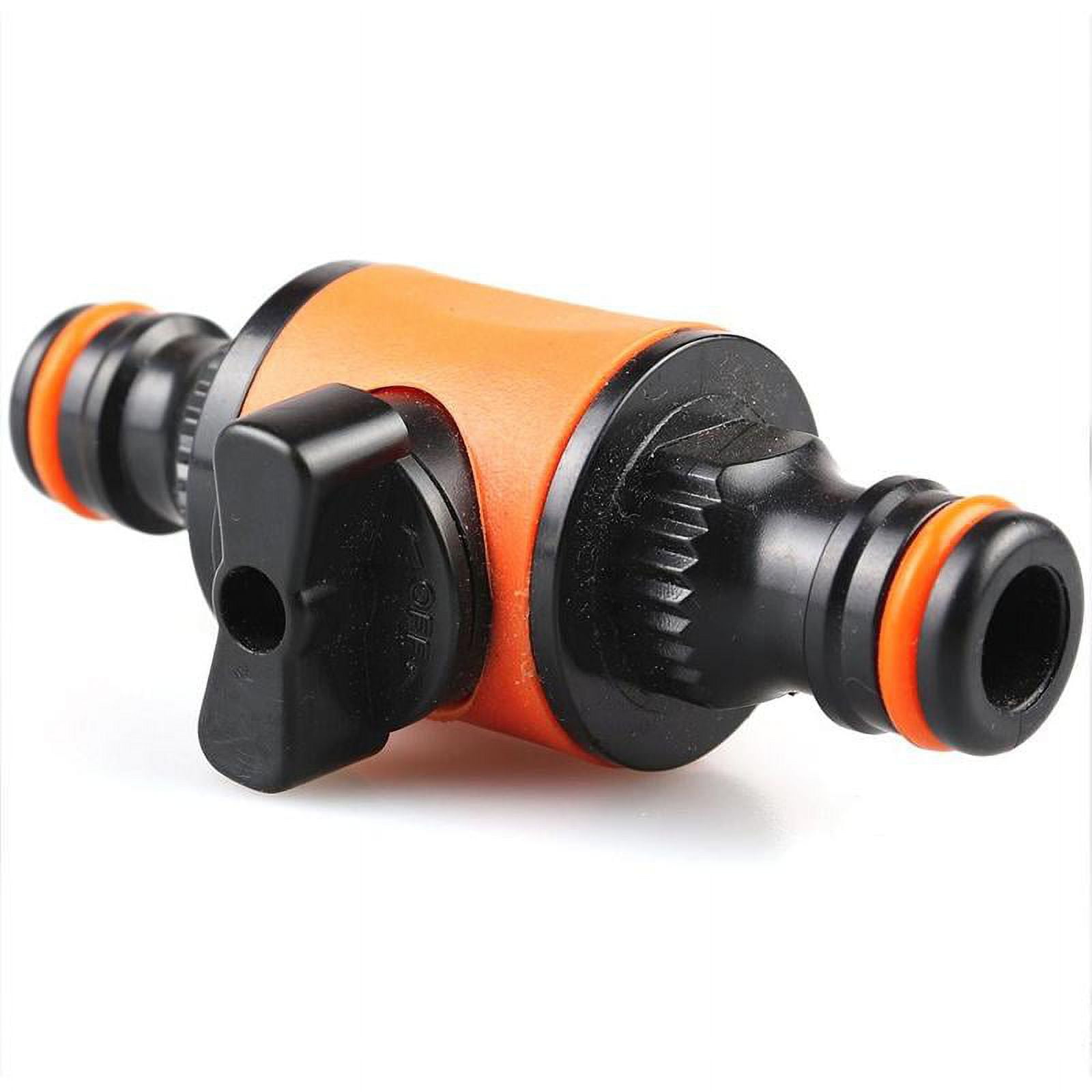 Two-way Pacifier Garden Hose Pipe Inline Tap Clamp Watering Fitting ...