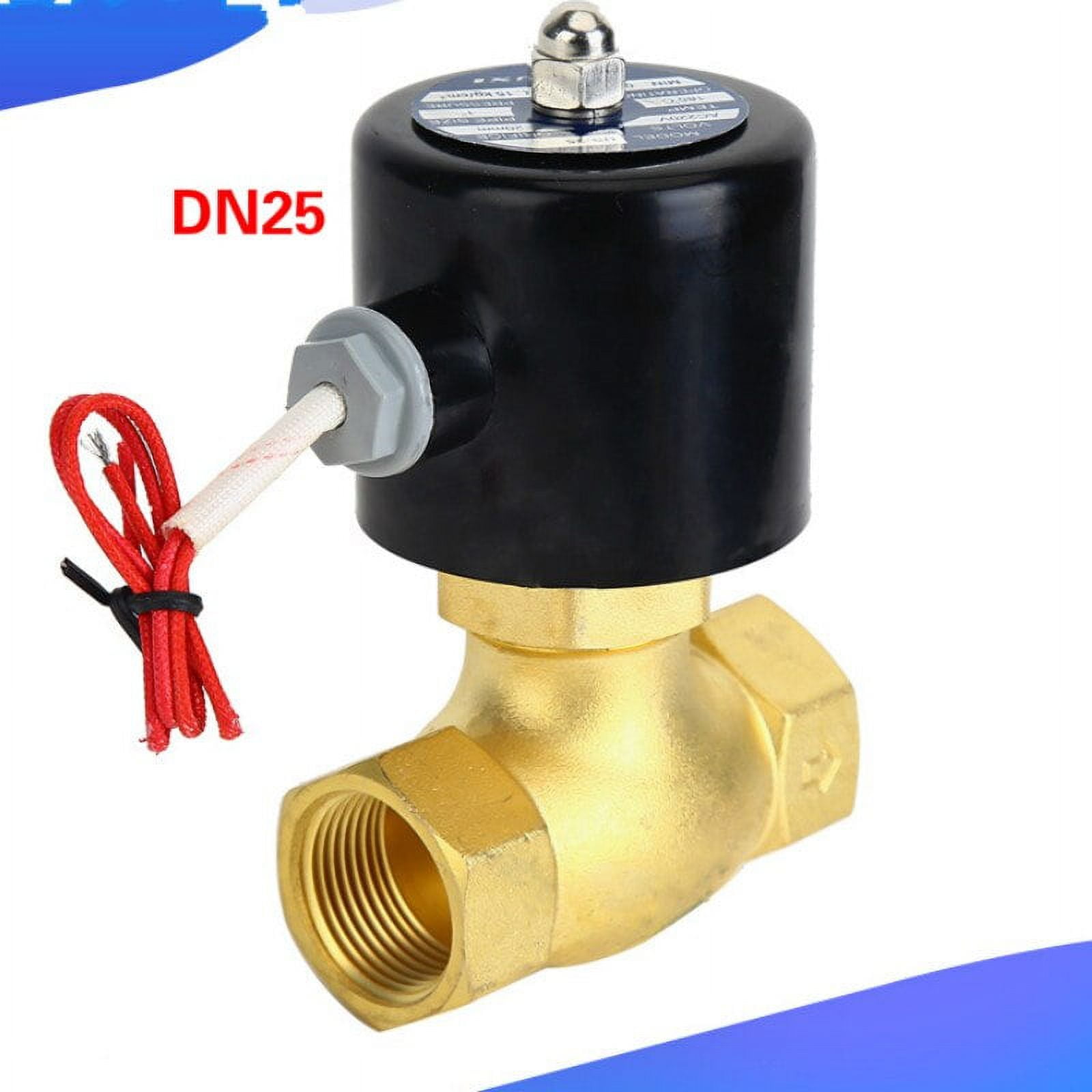Two way two position brass Steam Solenoid Valve AC220V DC24V DN15-40 Hot Water Steam High ...