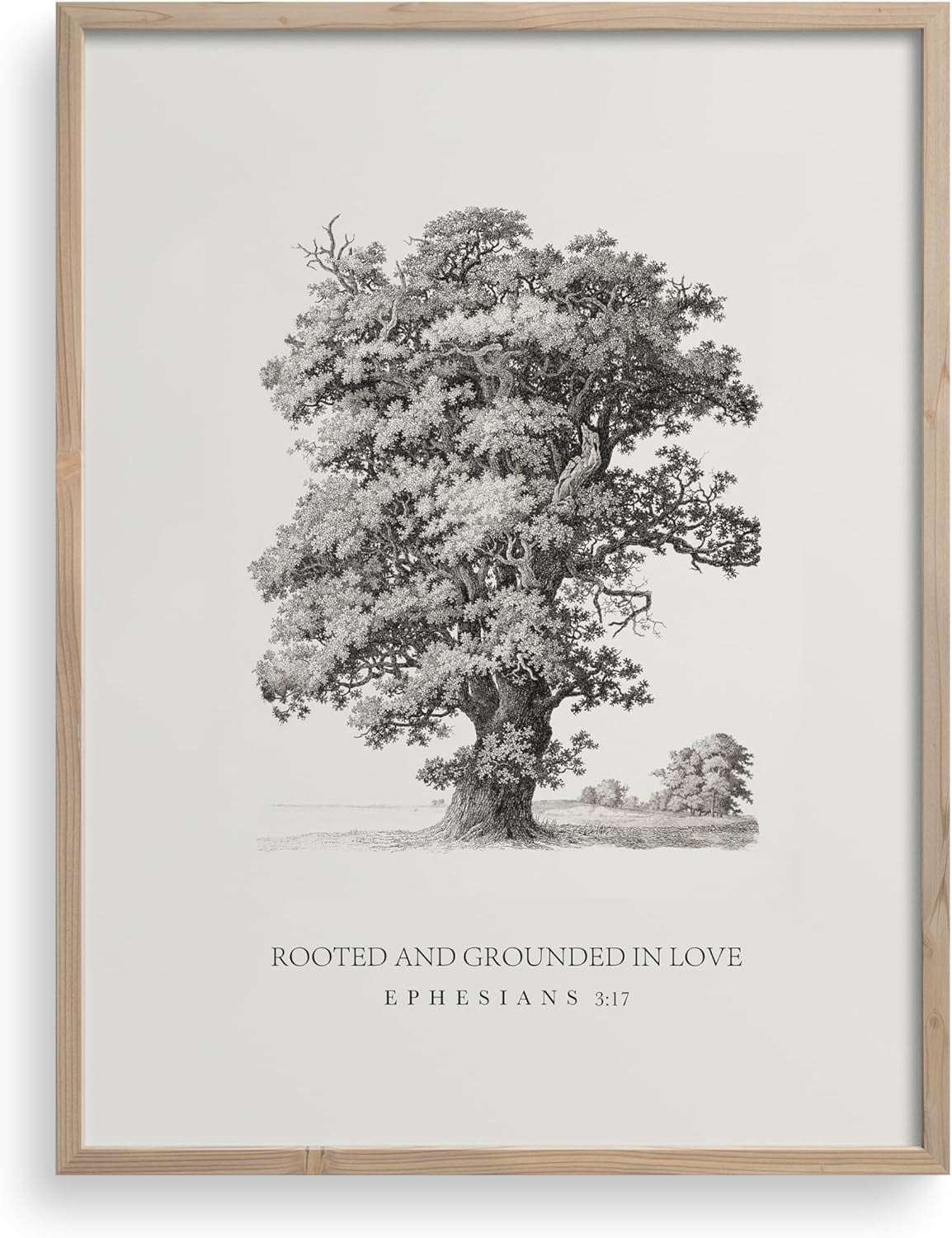 TwoDays Christian Wall Art, Rooted And Grounded In Love Bible Verses ...