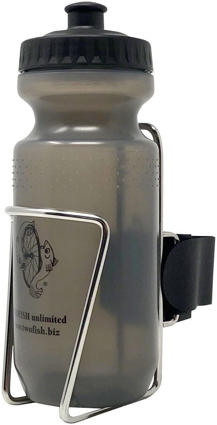 TwoFish QuickCage Water Bottle Cage: Stainless, 21oz Bottle Included ...