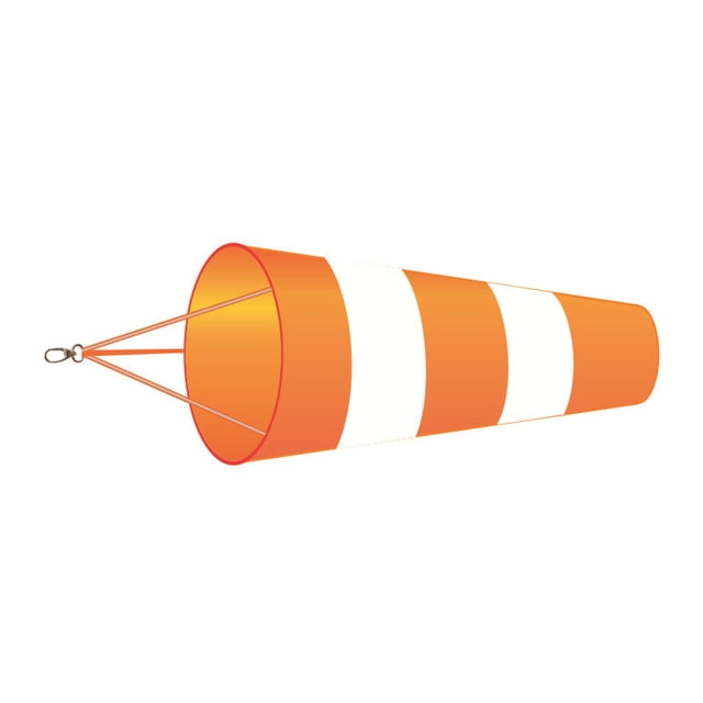 TwoLLL 1PC 80cm Windsock Outdoor Wind Direction Measurement Reflective ...