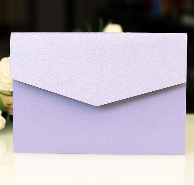 TwoLLL 50X Burgundy Pearl Paper Wedding Invitations With Personalized ...