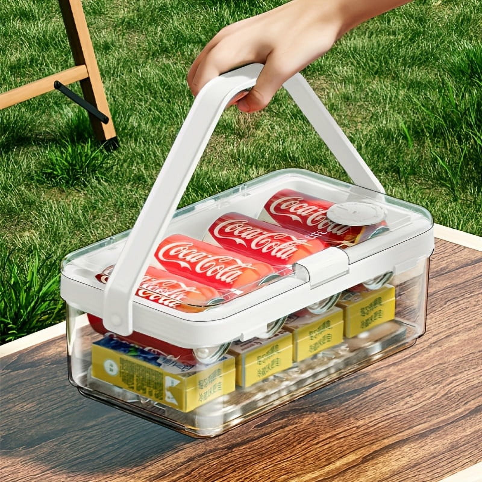 TwoLLL Carry a lid fresh-keeping box multi-grain vegetables ...