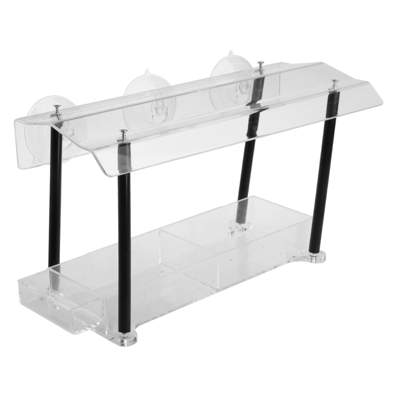 TwoLLL Clear Acrylic Bird Feeder Window Mount with Strong Suction Cups ...