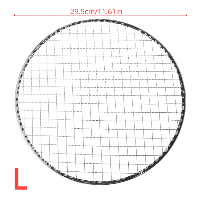 TwoLLL Disposable BBQ Barbecue Grill Basket Mesh Wire Net Fish ...