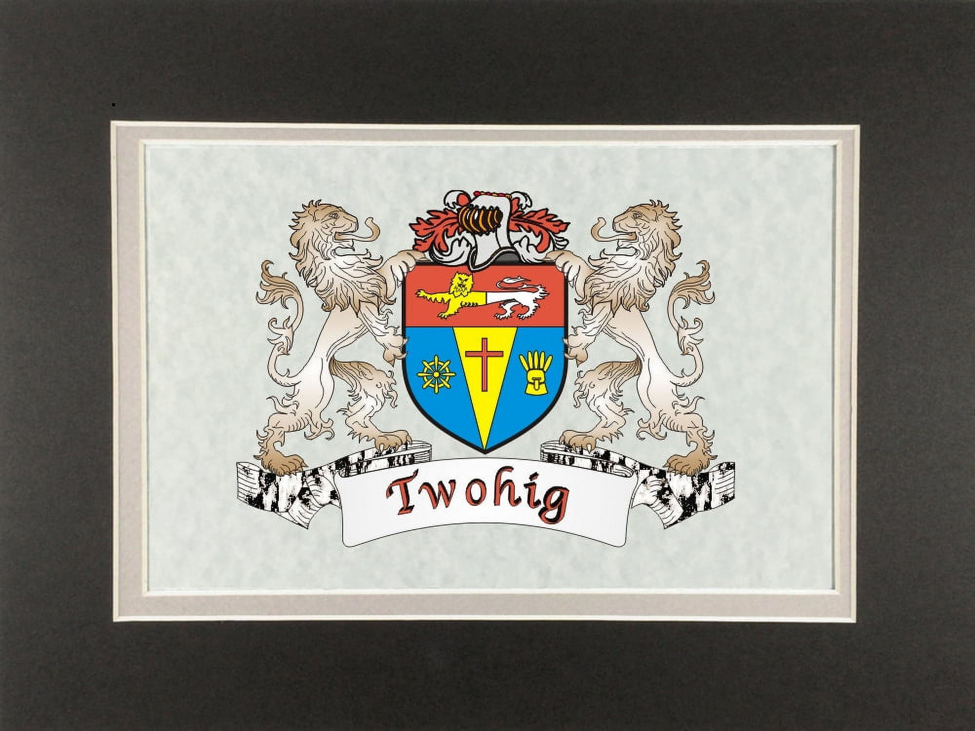 Twohig Irish Coat of Arms Print - Frameable 9" x 12" - Walmart.com
