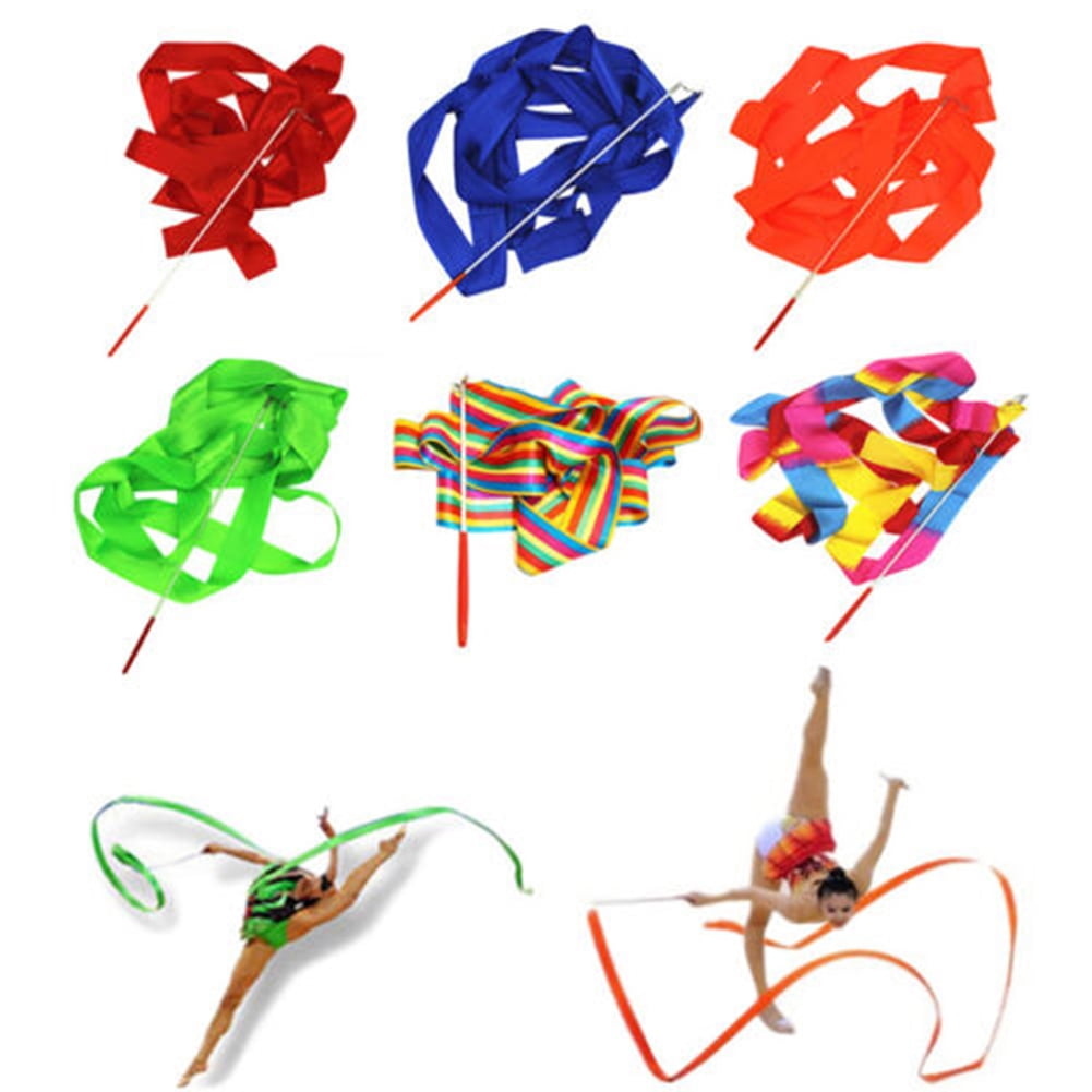Twowood 4m Gymnastics Rhythmic Dancing Ballet Ribbon Streamer Twirling ...