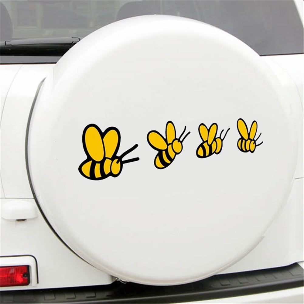 Twowood Creative Bees Shape Truck Vehicle Body Bumper Window Decals ...