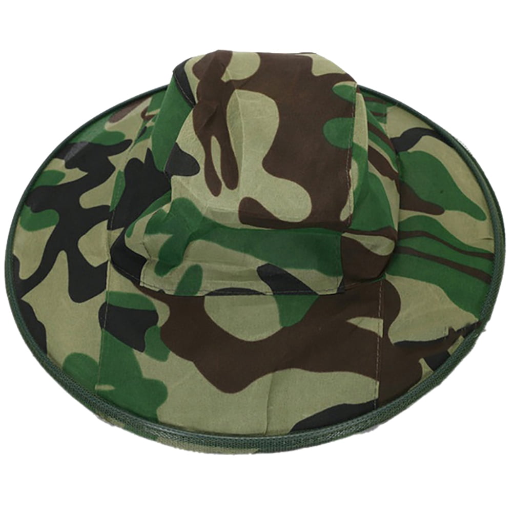 Twowood Outdoor Camouflage Hat Mesh Cover Mosquito Insect Bug Net Face ...