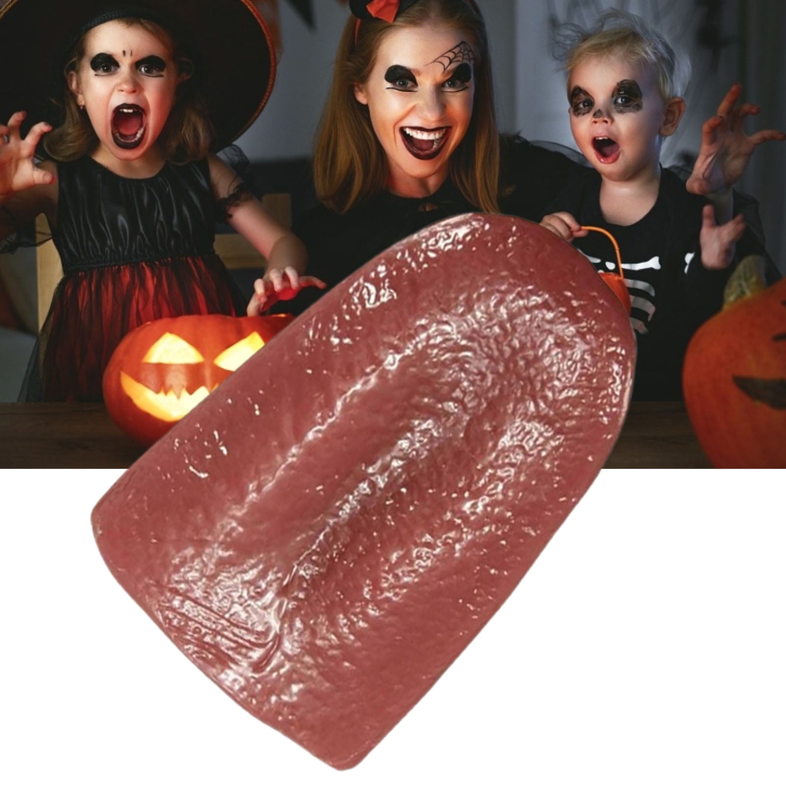 Twowood Silicone Fake Tongue Cosplay Accessories Collectibles Portable ...