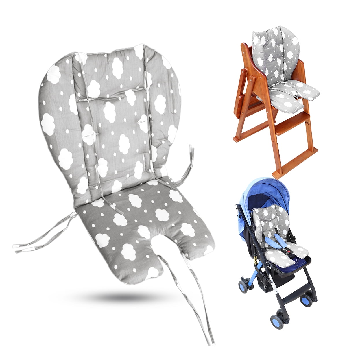 Twoworld Baby High Chair Seat Cover Pad, Suitable for All Baby Dining ...