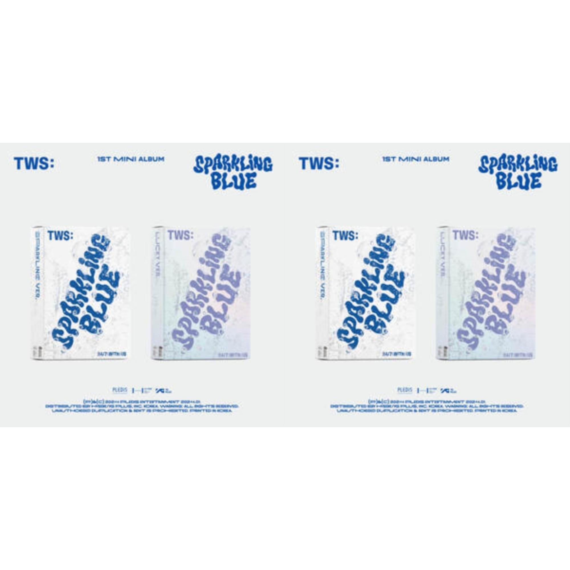 Tws 1St Mini Album Sparkling Blue (Lucky Ver.) & Tws 1St Mini Album ...