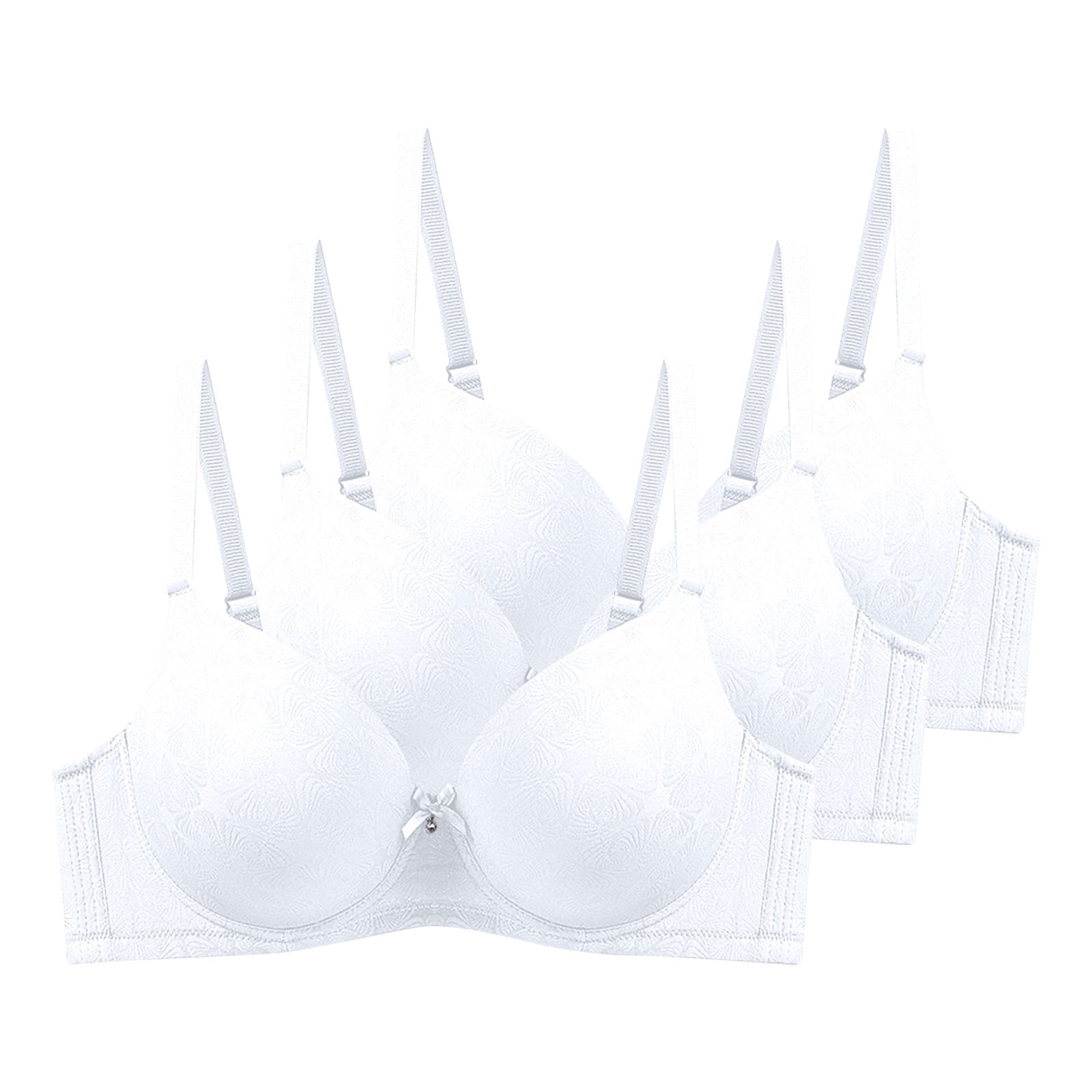 Txenfivo Women's Full Coverage Underwire Push Up Bra, Lightly Lined ...