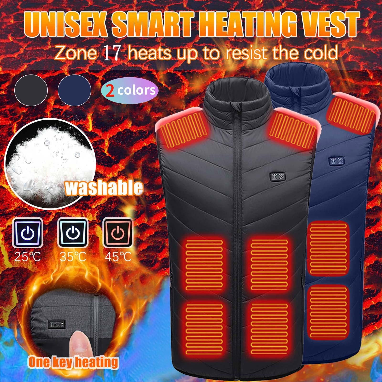 Txeol Heated Vest for Women and Men Electric Warming Vests with Double ...