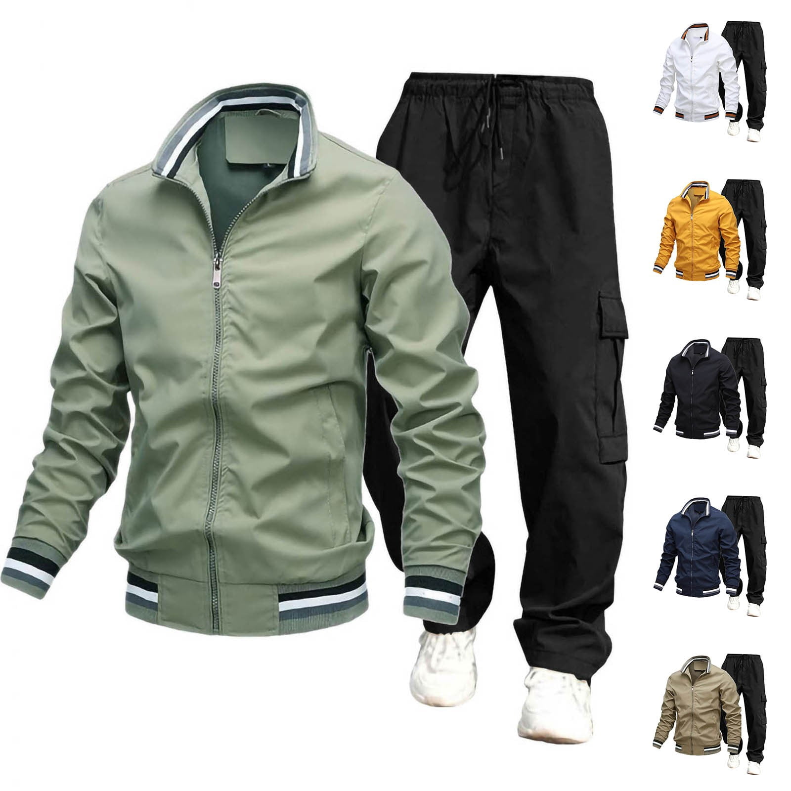 Txeol Mens Workout Track Suits 2 Piece Set Casual Athletic Jogging ...