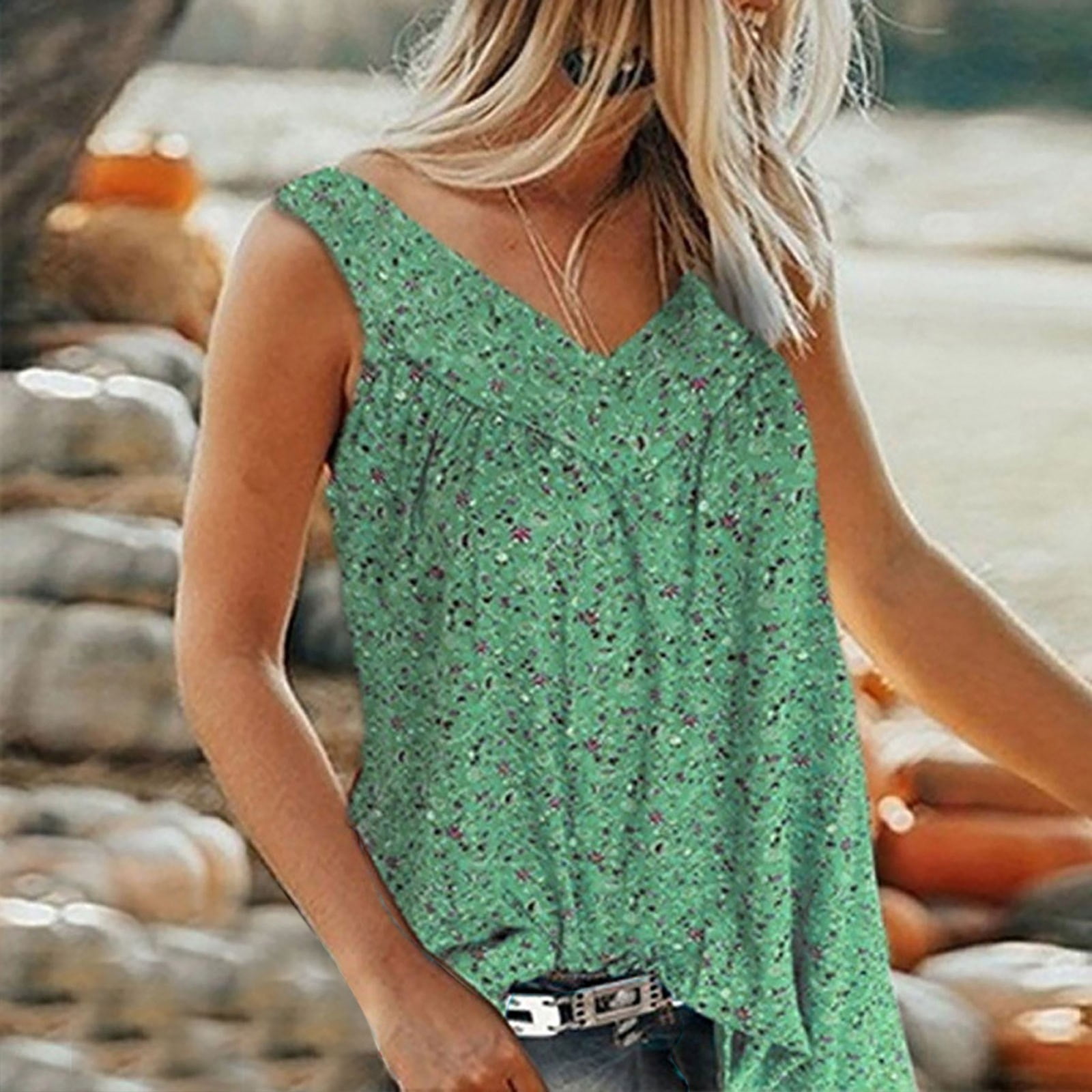 Txeol Women's Summer Tank Tops Clearance,Tank Top for Women Plus Size ...