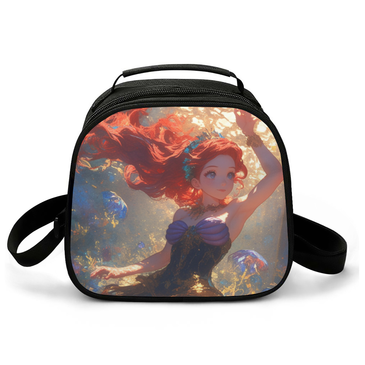 Txhe Little MermaidReusable and lovely lunch bag, with a waterproof ...