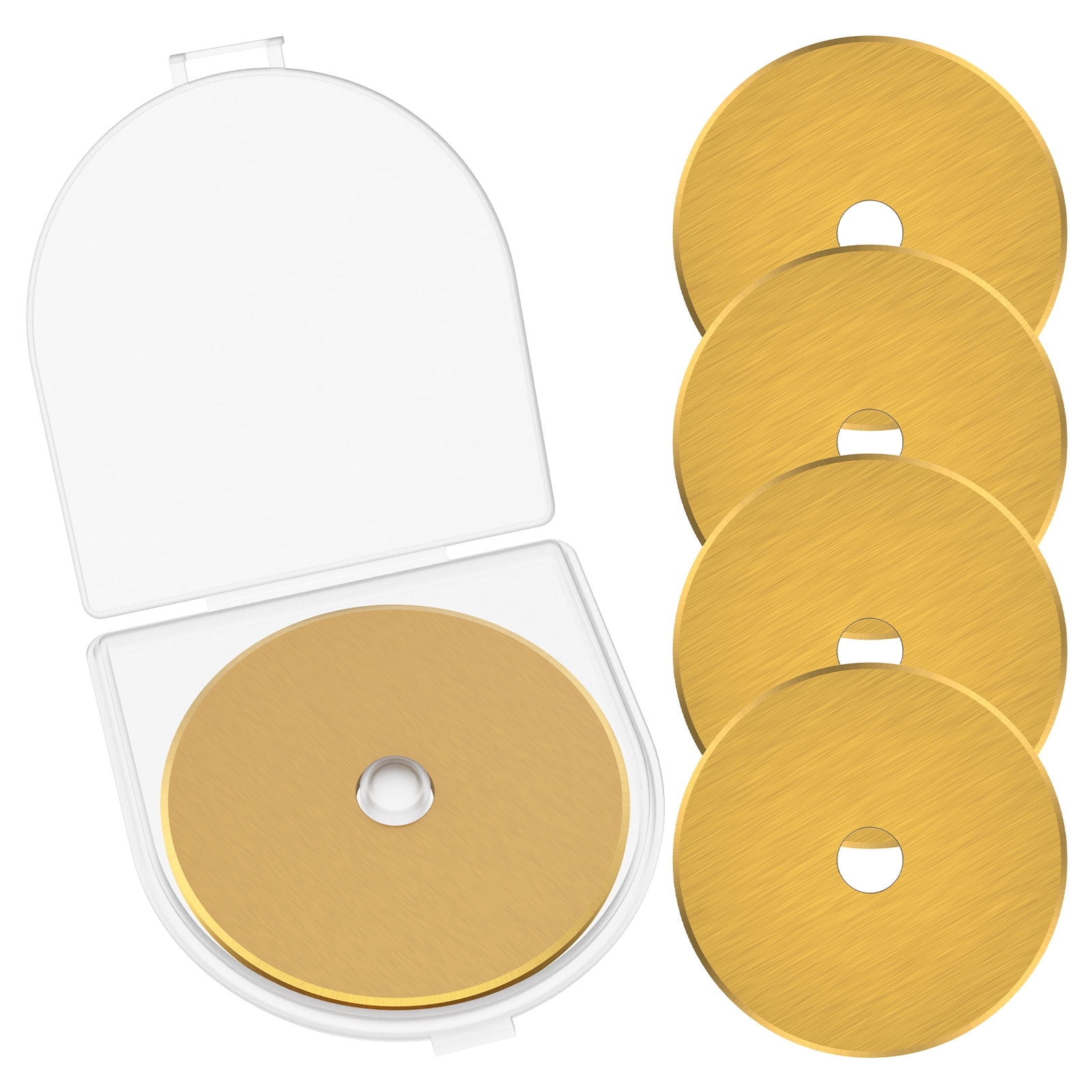 Txkrhwa 10PCS 60mm Steel Rotary Cutter Blades, Incisive Fabric Cutting ...