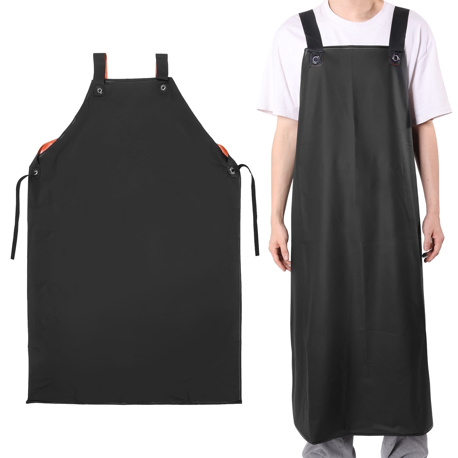Txkrhwa 2PCS Waterproof Aprons, 43.3" Extra Long Industrial Work Aprons ...