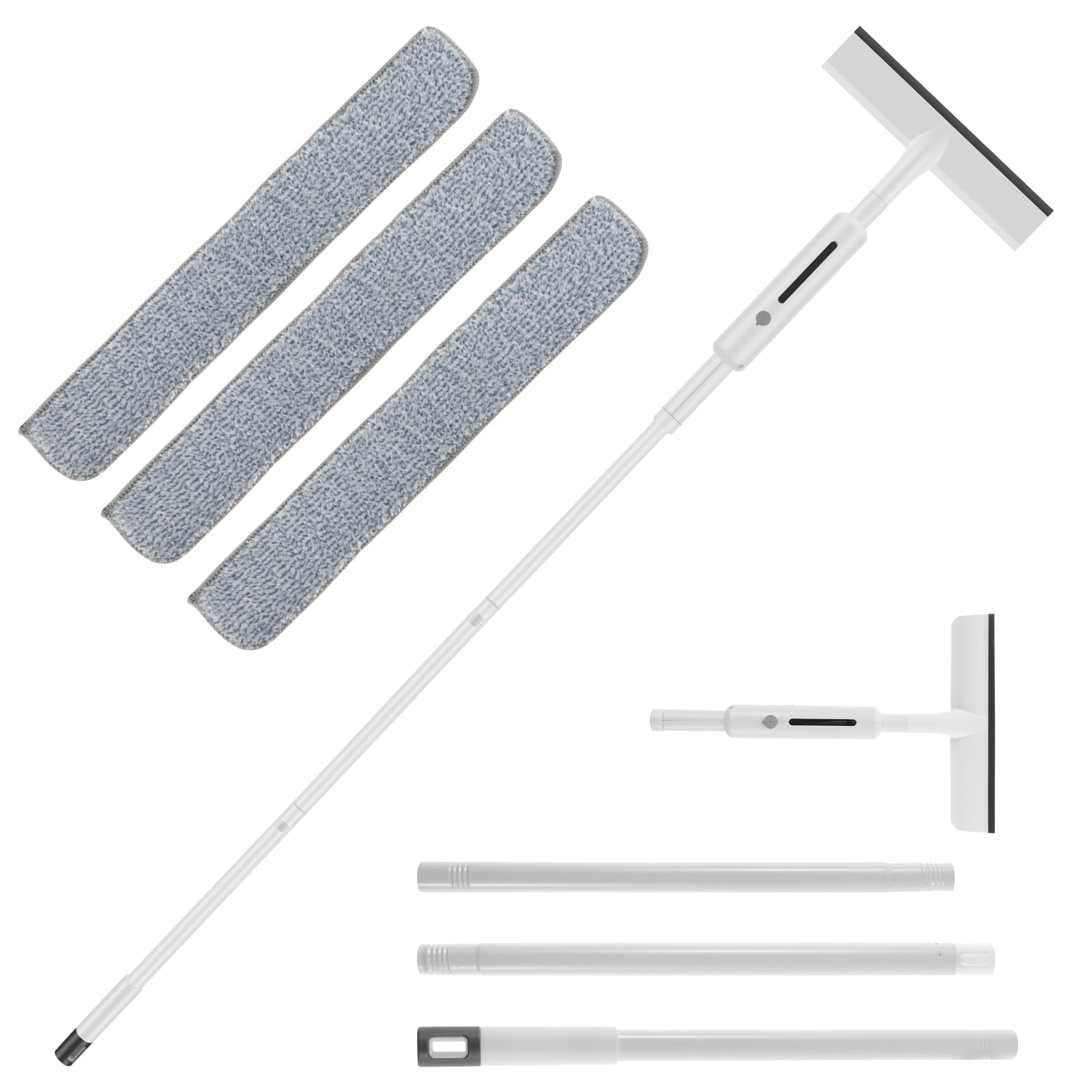 Txkrhwa 57 Inch Telescopic Pole Window Squeegeer with Spray, Window ...