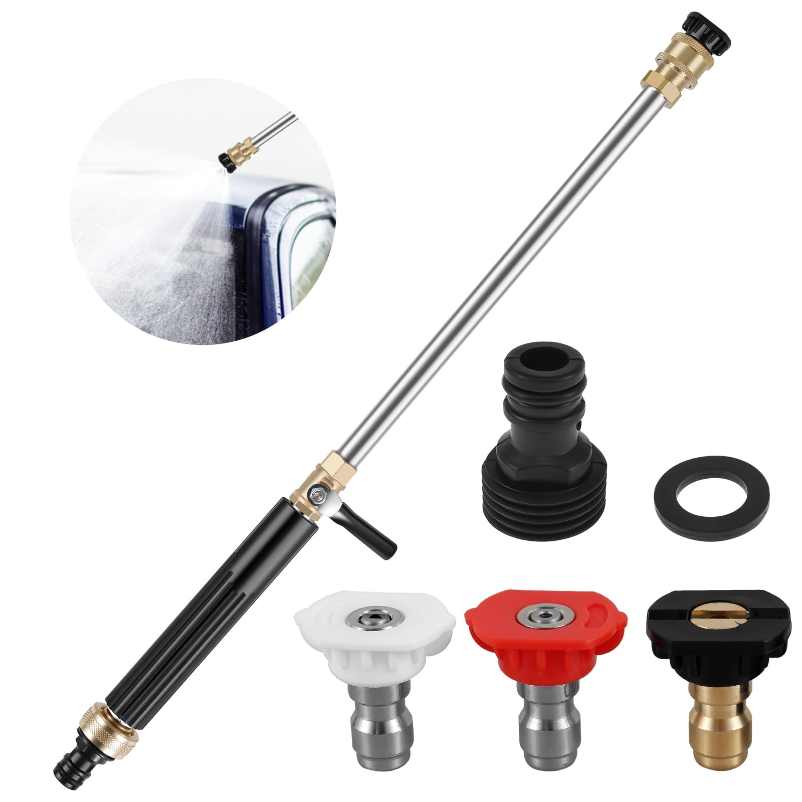 TxkrhwaHigh Pressure Power Washer Wand, Garden Hose Nozzle Sprayer ...