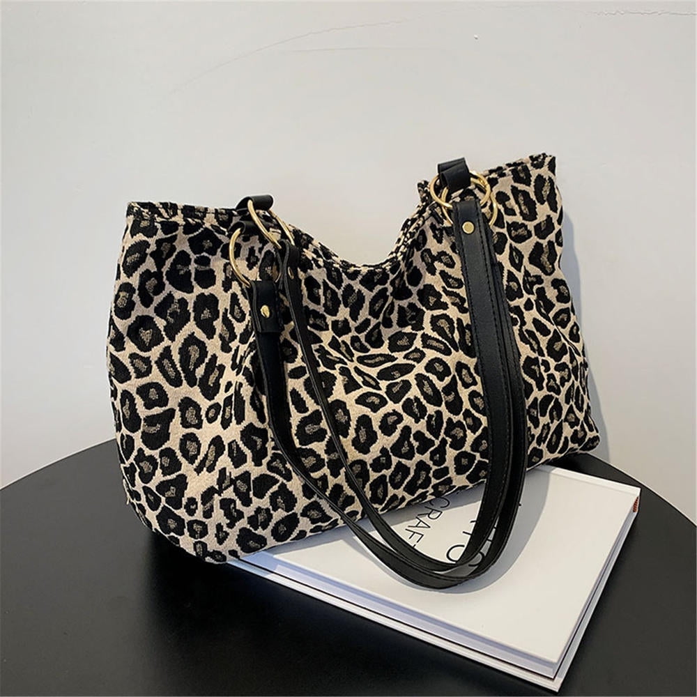 Txmasen Large Capacity Bag Crossbody Bag Leopard Print Shoulder Bag ...