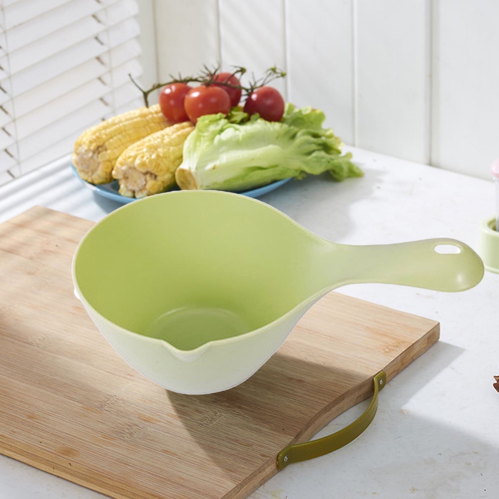 Txmfgh 2-Pack Plastic Water Scoop with Comfortable Handle for Bathing ...