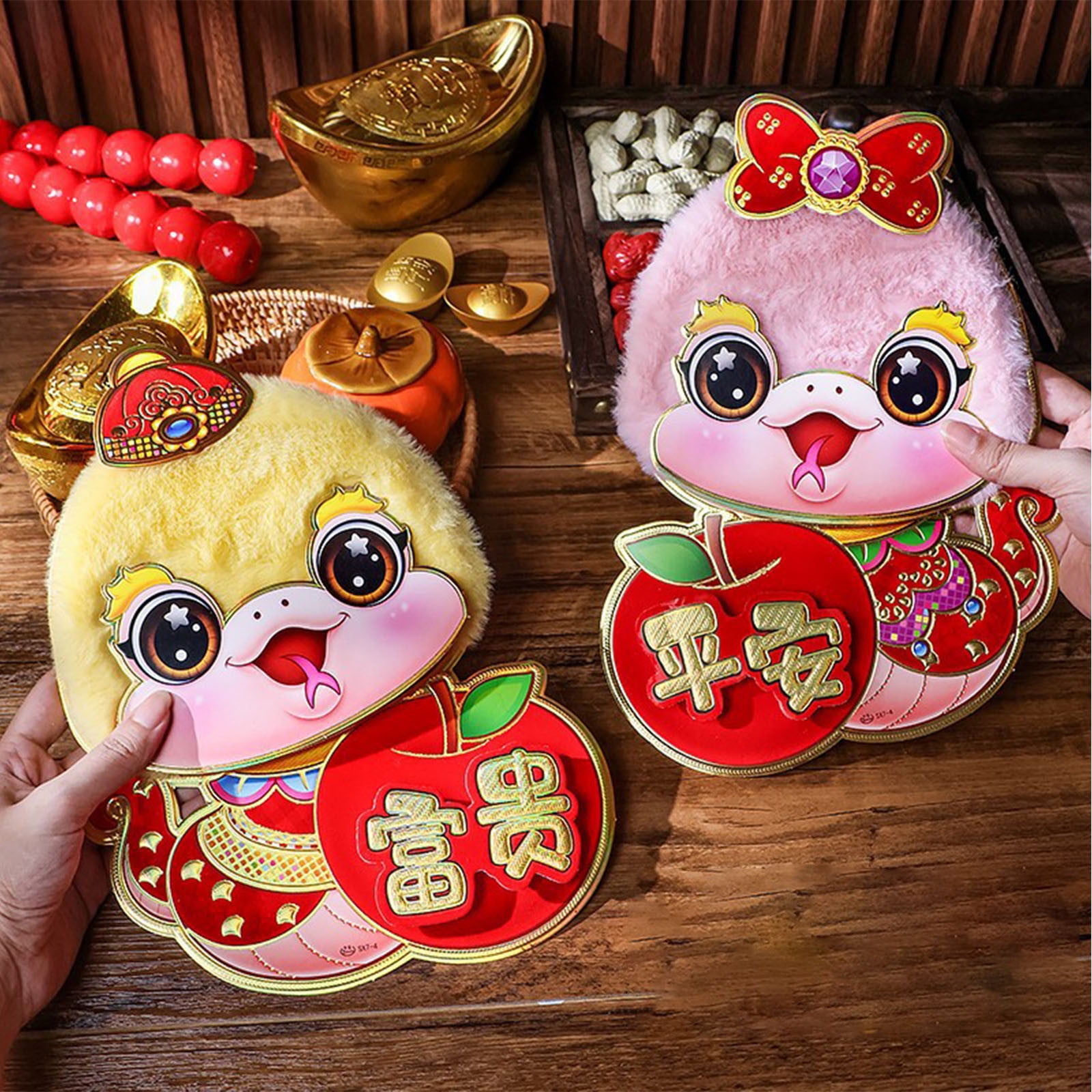 Txmfgh 2025 Year of the Snake Spring Festival Blessing Door ...