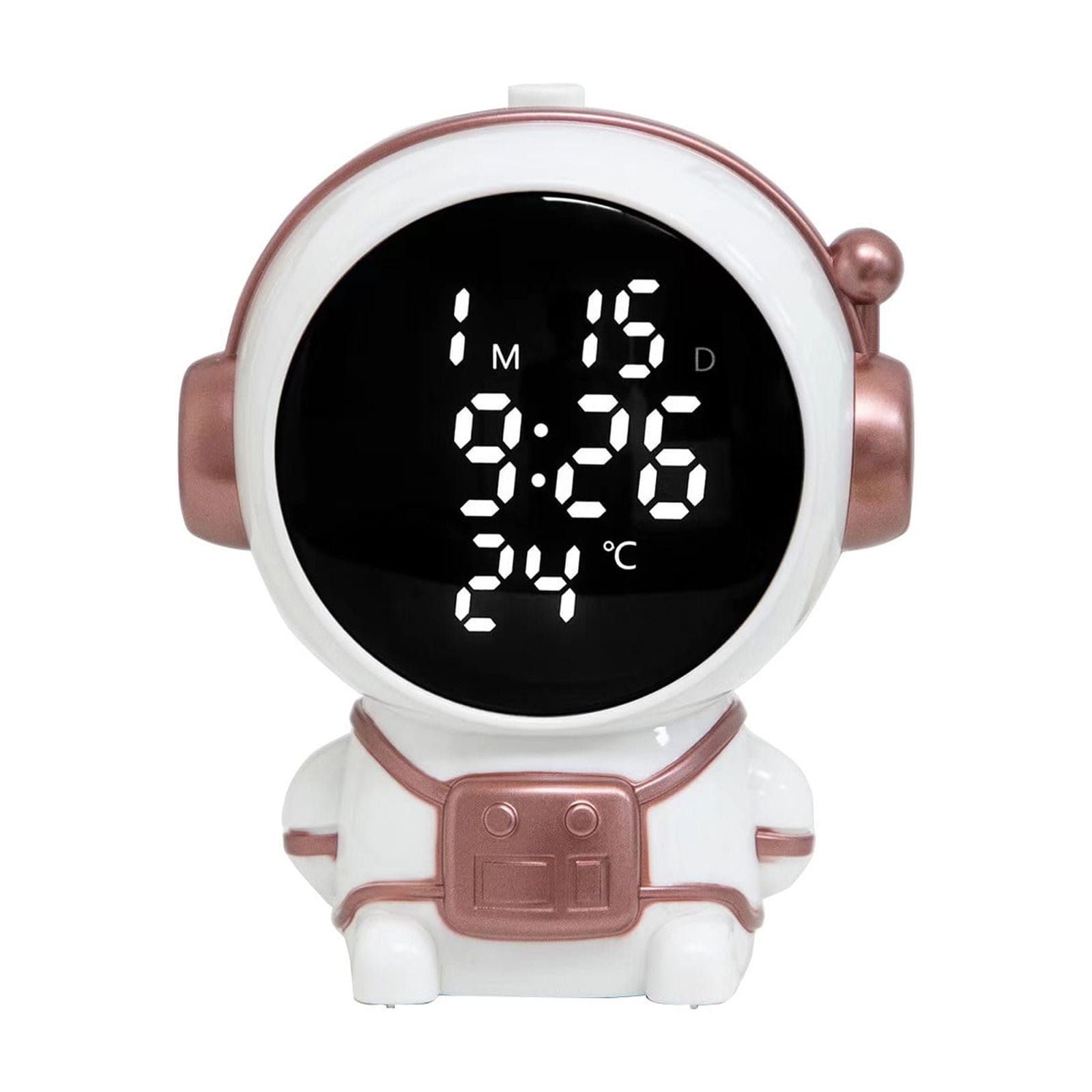 Txmfgh Astronaut Cub Electronic Alarm Clock with Adjustable Night Mode ...