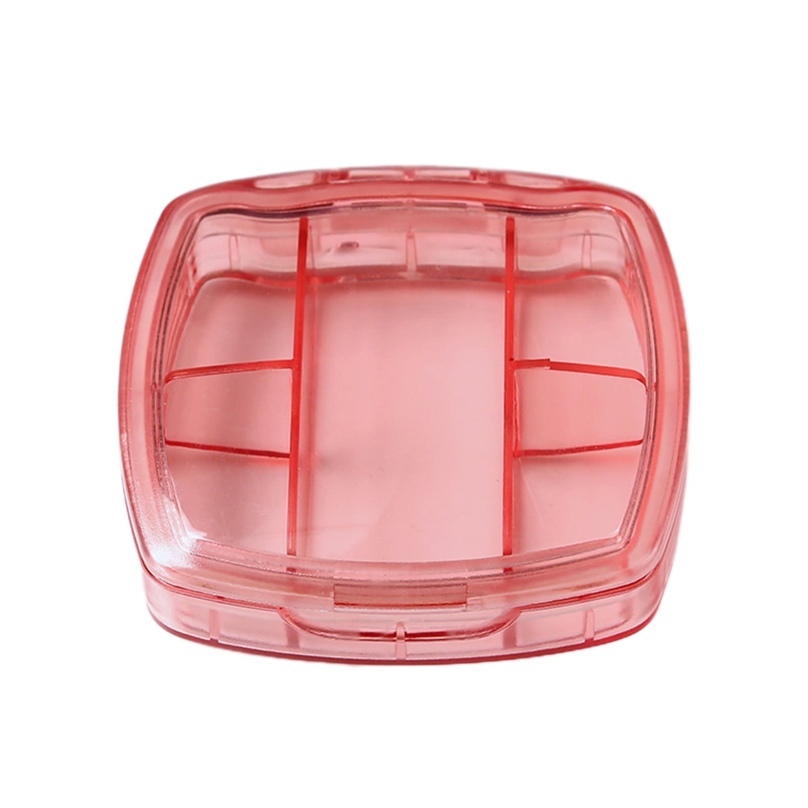 Txmfgh Compact 5-Compartment Vitamin Organizer Box, Portable Morning ...