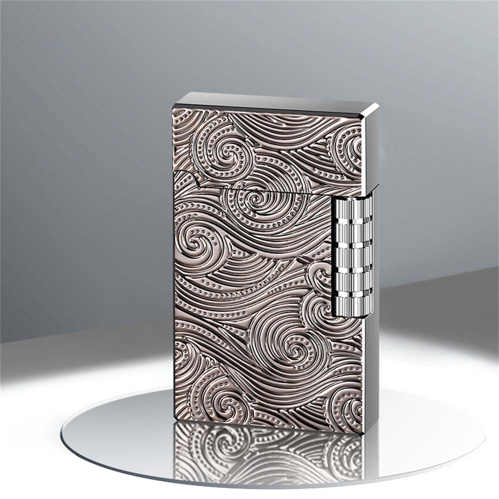 Txmfgh Crater Clear Light Inclined Fire Open Flame Wheel Lighter ...