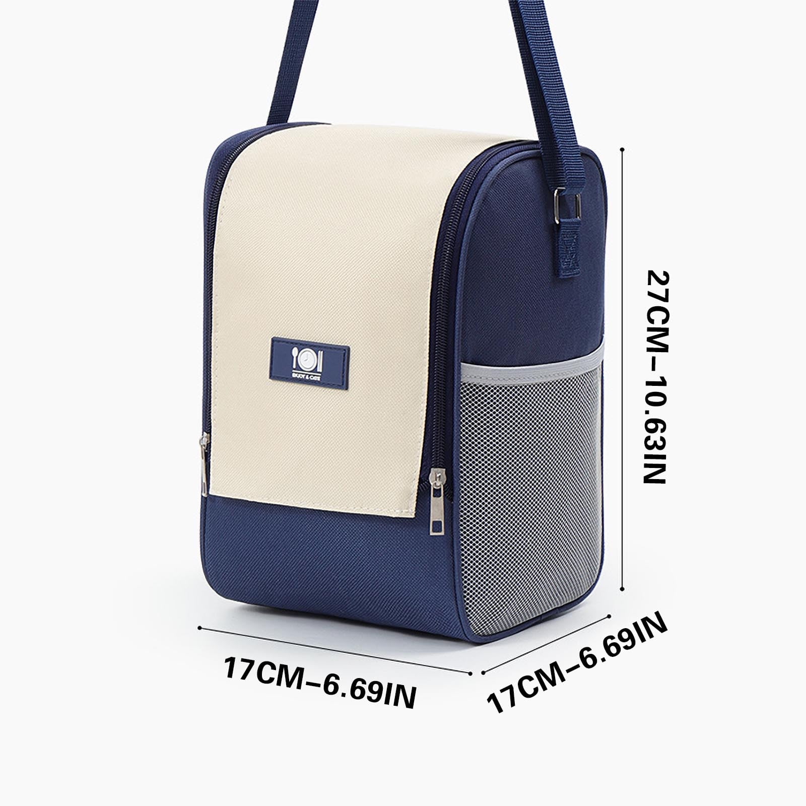 Txmfgh Large Opening Insulated Lunch Bag - Lightweight, Portable Bento ...