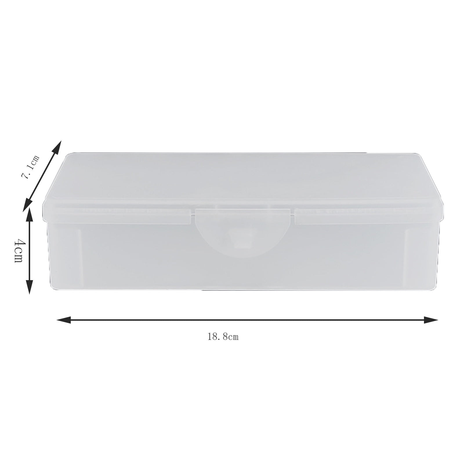 Txmfgh Plastic Stationery Storage Box, Portable Packaging & Organizer ...