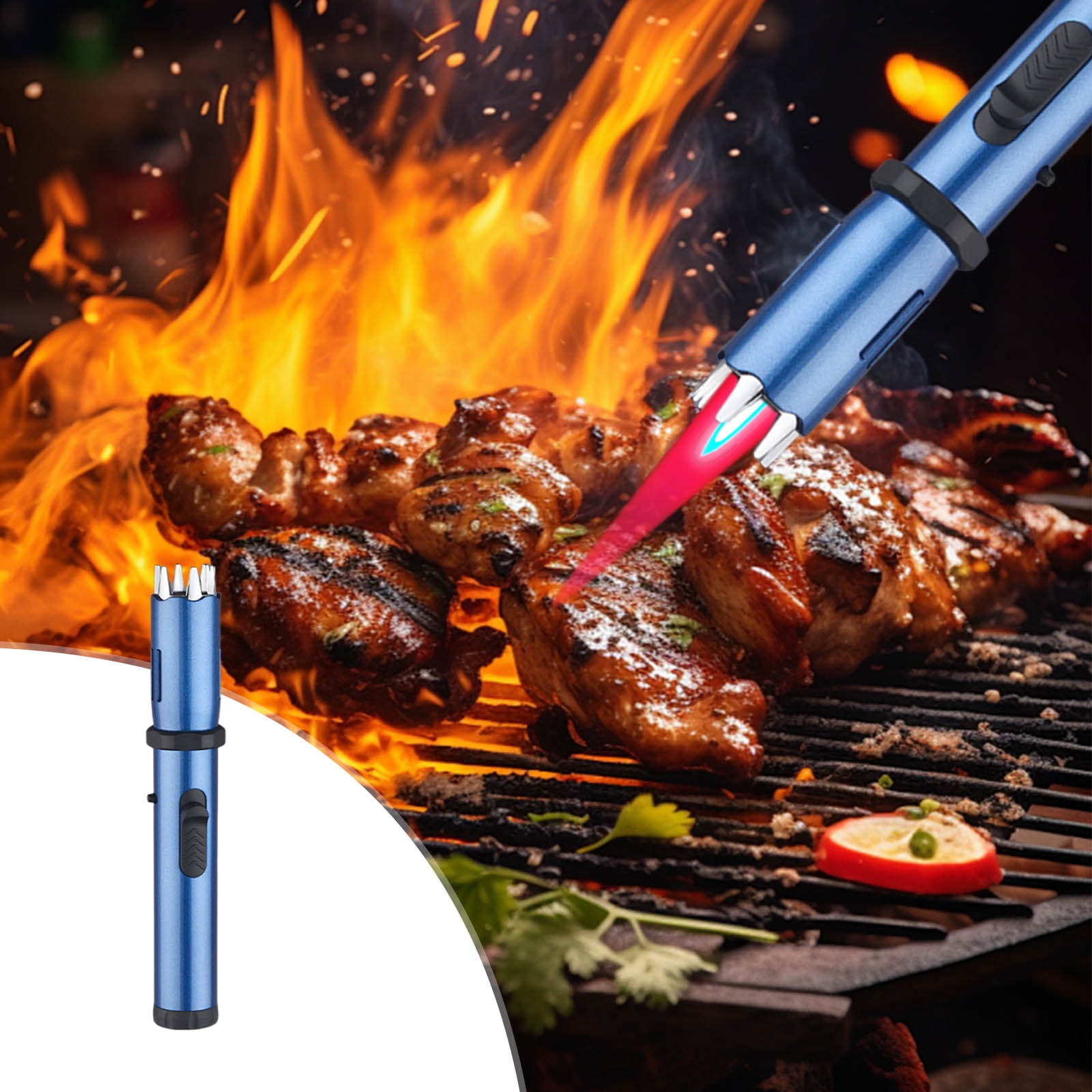 Txmfgh Windproof Metal Gas Lighter - High Temp Welding Torch | Direct Impact Flame | Outdoor ...