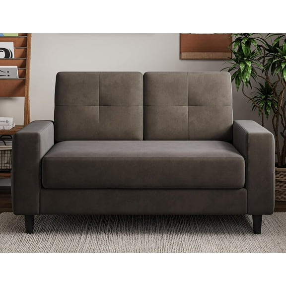 53" Loveseat Sofa, Small Couches 2 Seater Couch for Living Room Comfy ...