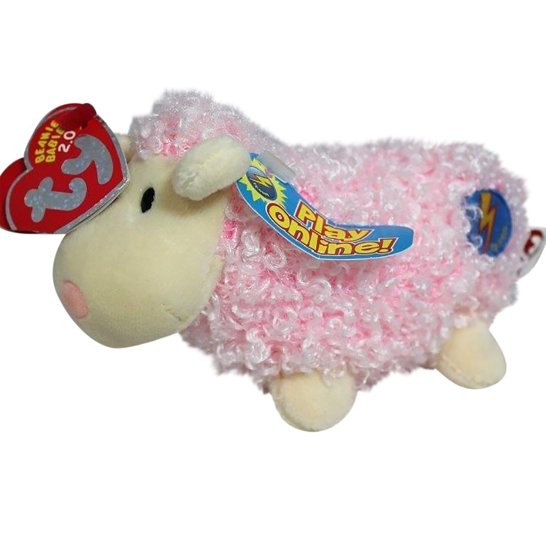 Ty 2.0 Beanie: Baabet the Sheep | Pink | Stuffed Animal - Walmart.com